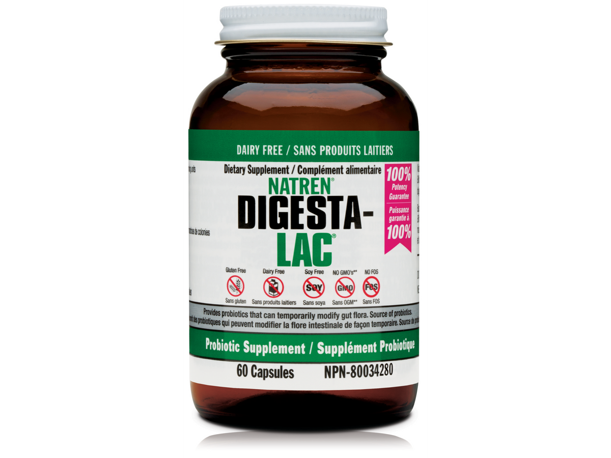 Natren Digesta-Lac Dairy/Dairy Free Probiotics – LTYG Shoppe Canada
